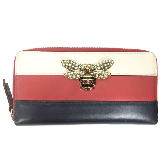 Gucci | Accessories | Gucci Gucci Round Zipper Long Wallet Queen ...